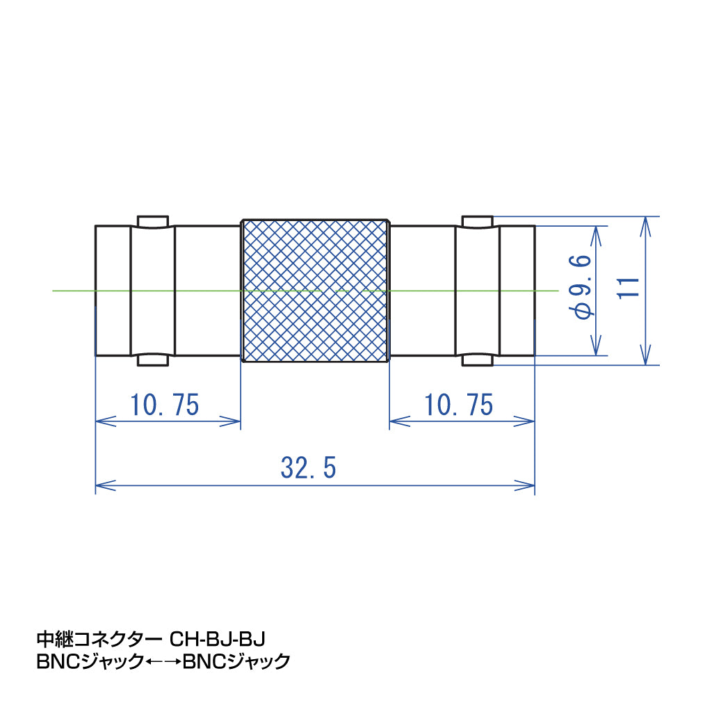 【CH-BJ-BJ】中継コネクター BNCジャック-BNCジャック Telstar(テルスター)【コロナ電業】 – テルスターショップ